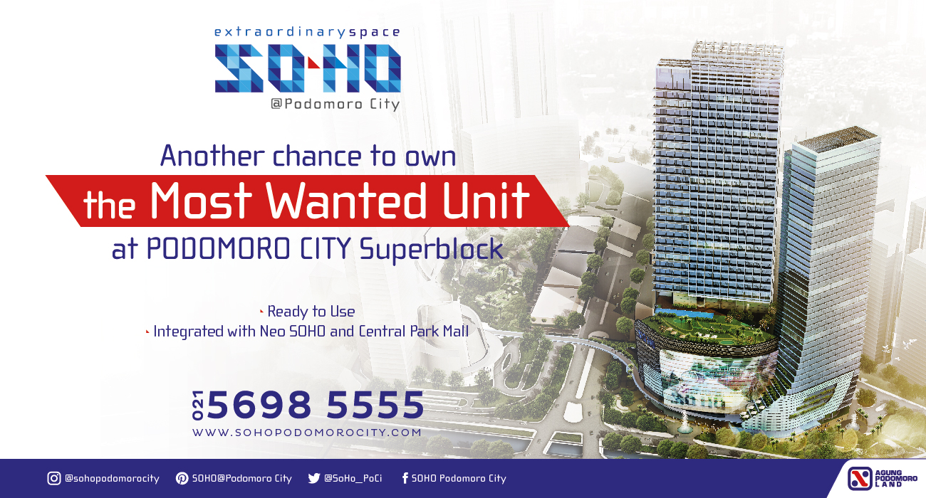 SOHO Podomoro City | A Place with an EXTRAORDINARY space